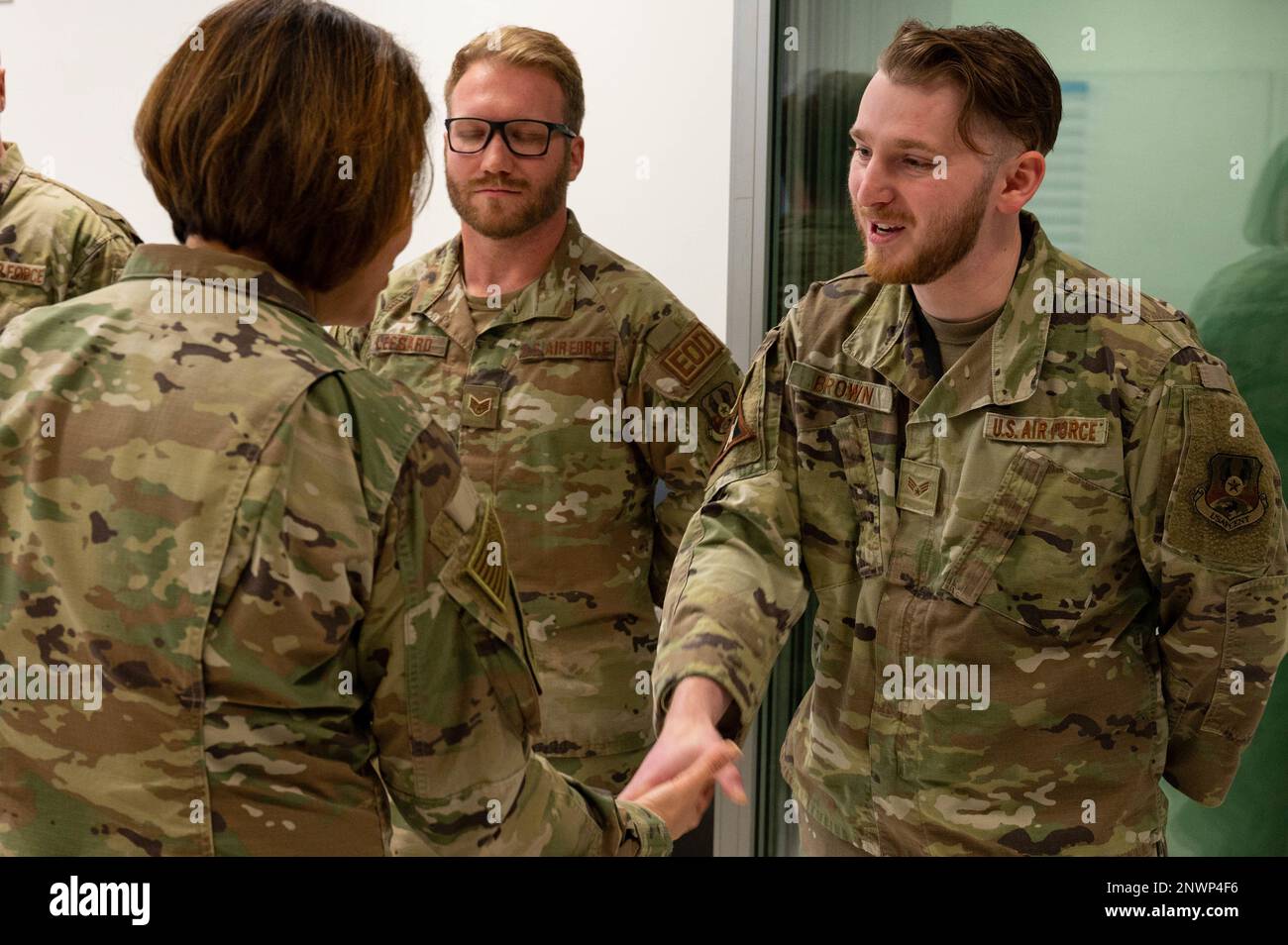 Chief Master Sergeant of the Air Force JoAnne S. Bass coins Senior ...
