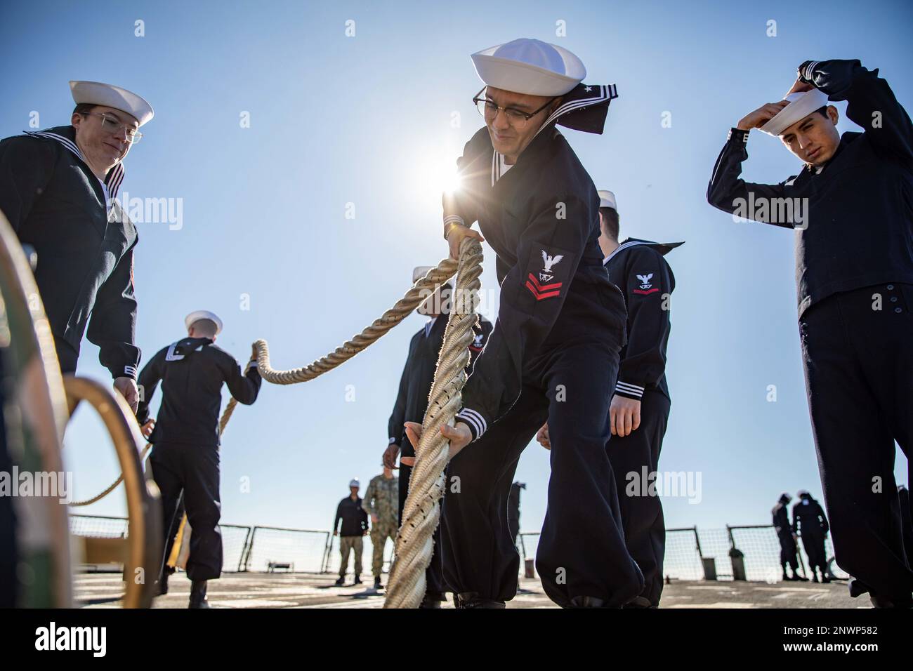 NAVAL STATION ROTA, Spain (Feb. 4, 2023) Fire Controlman (Aegis) 2nd ...
