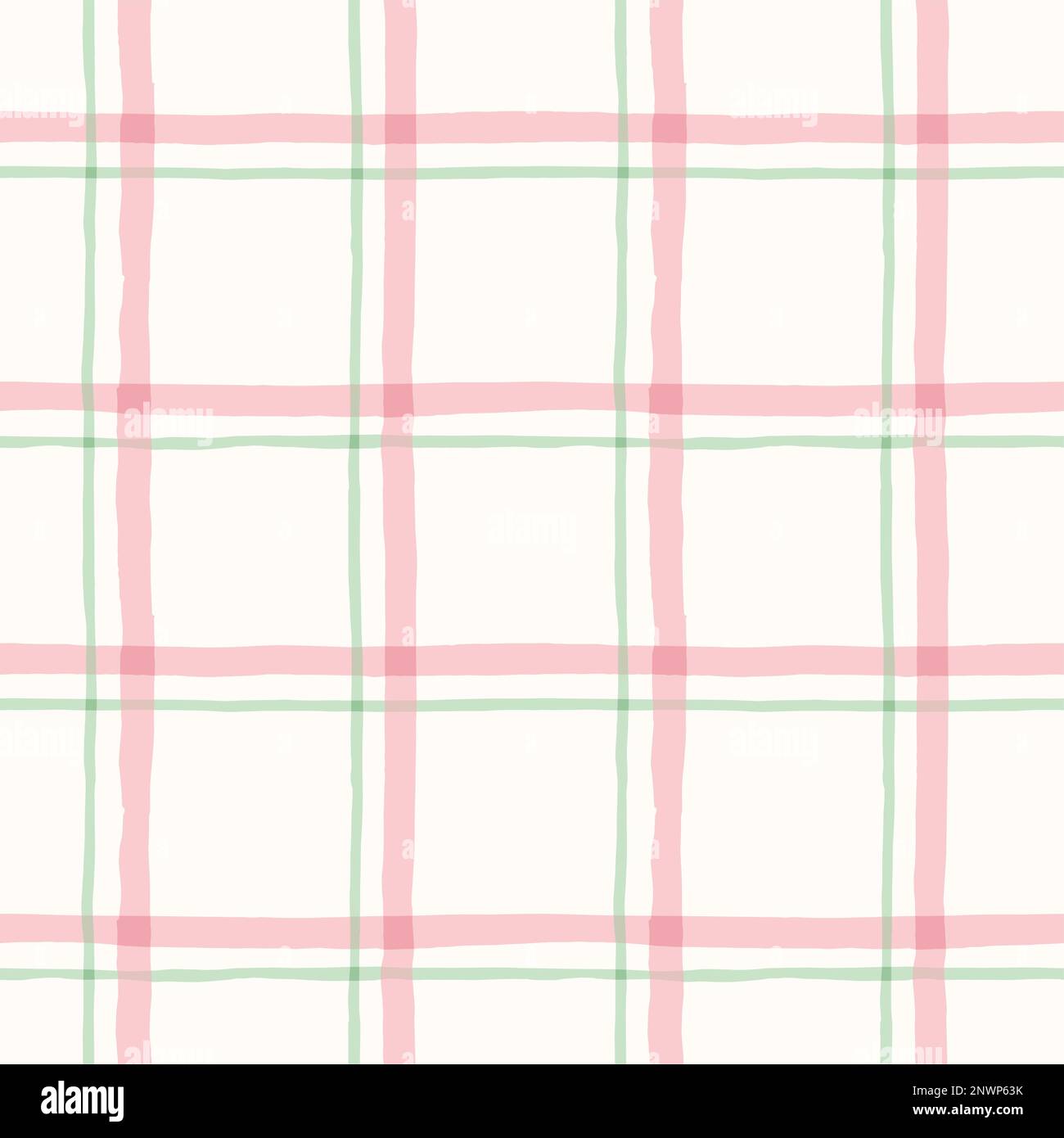 Watercolor Hand-Drawn Cottagecore Windowpane Plaid Vector Seamless ... Watercolor Hand-Drawn Cottagecore Windowpane Plaid Vector Seamless ...