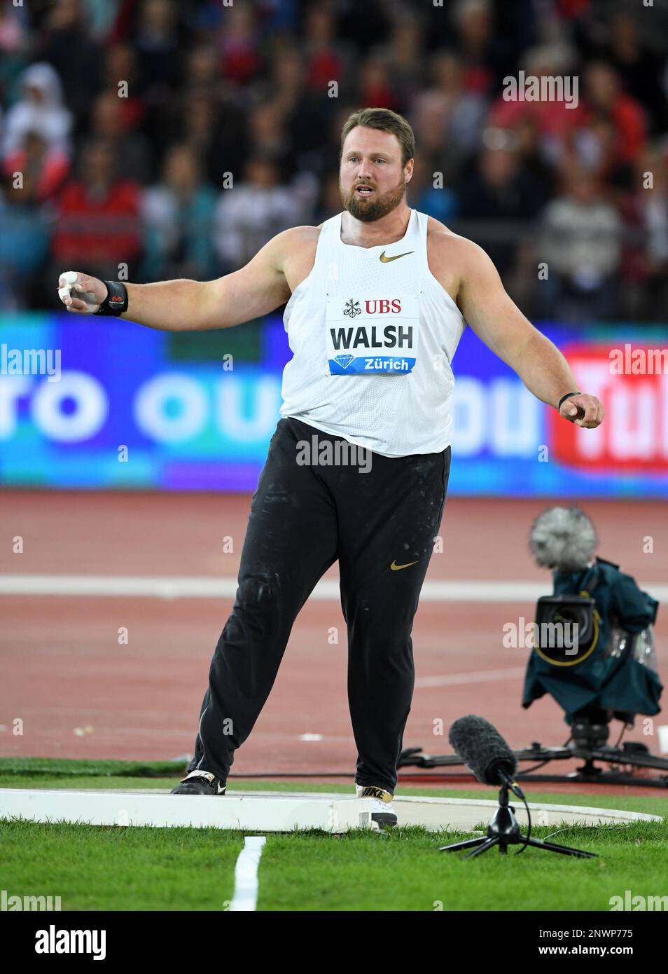 Tom Walsh aka Tomas Walsh (NZL) wins the shot put at 74-1 3/4 (22.60m ...