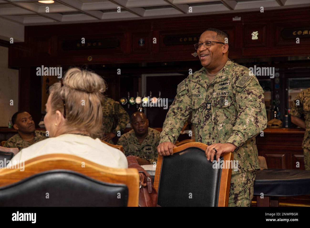 230207-A-NR779-1077 MANAMA, Bahrain (Feb. 7, 2023) Fleet Master Chief ...