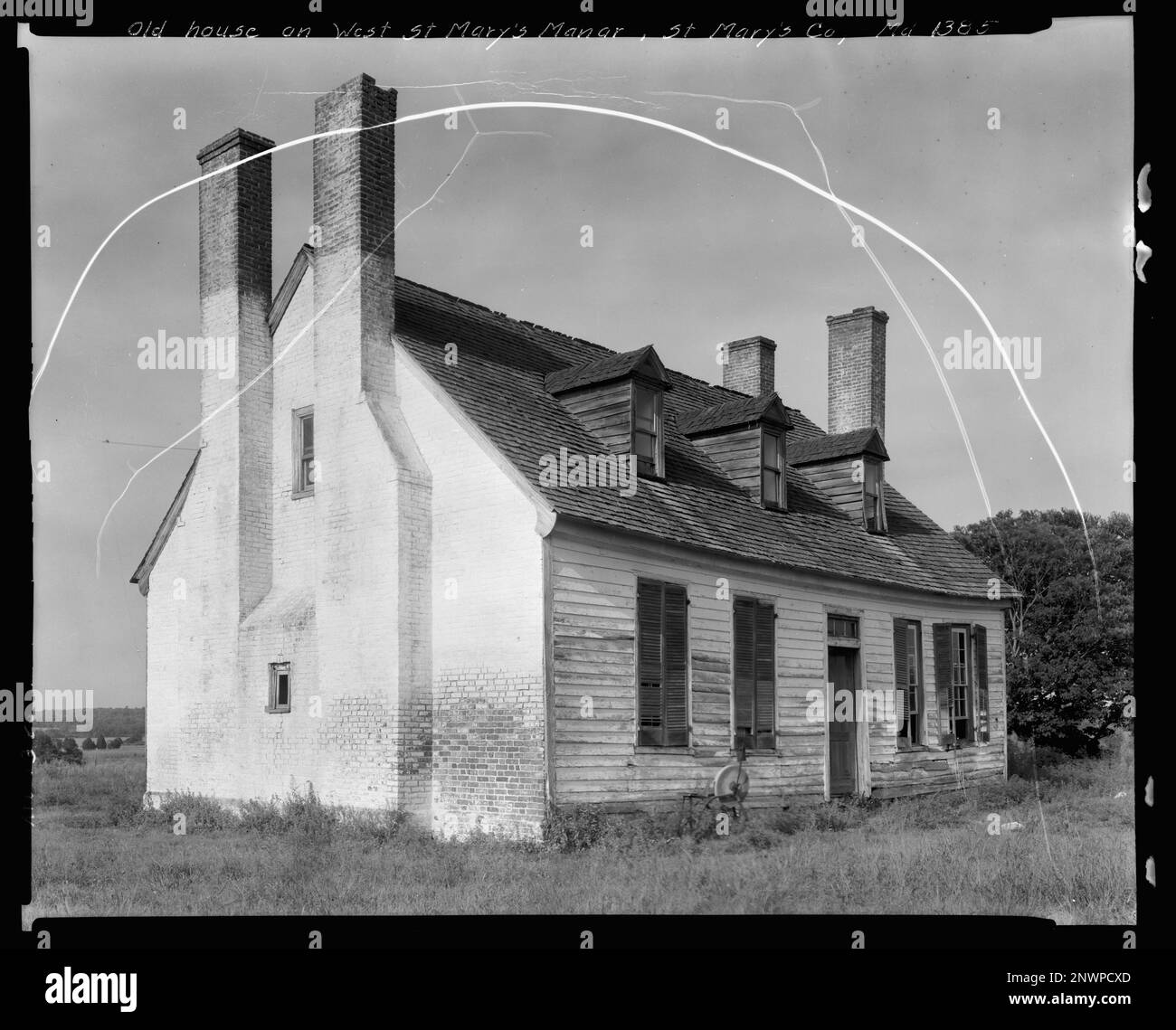 West St. Mary's Manor, old house on, Drayden vic., St. Mary's County ...