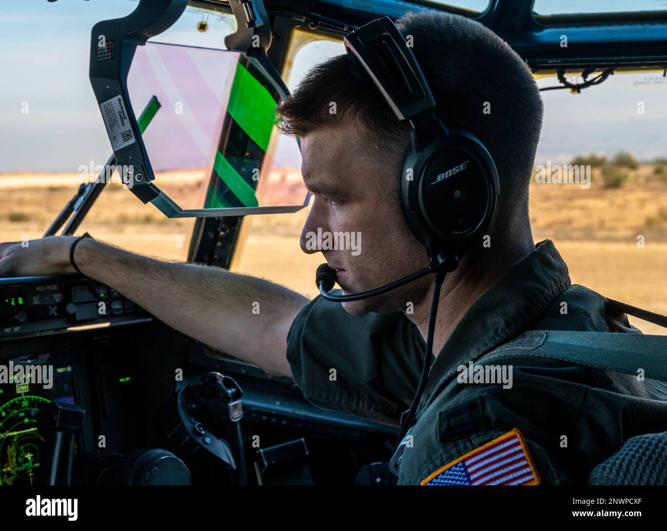 U.S. Air Force Capt. Gregg Burrow, 37th Airlift Squadron pilot, taxis a ...