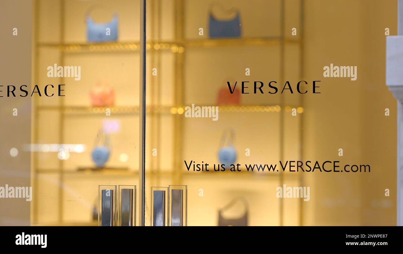Versace at 5th Avenue in New York - NEW YORK CITY, USA - FEBRUARY 14, 2023 Stock Photo - Alamy