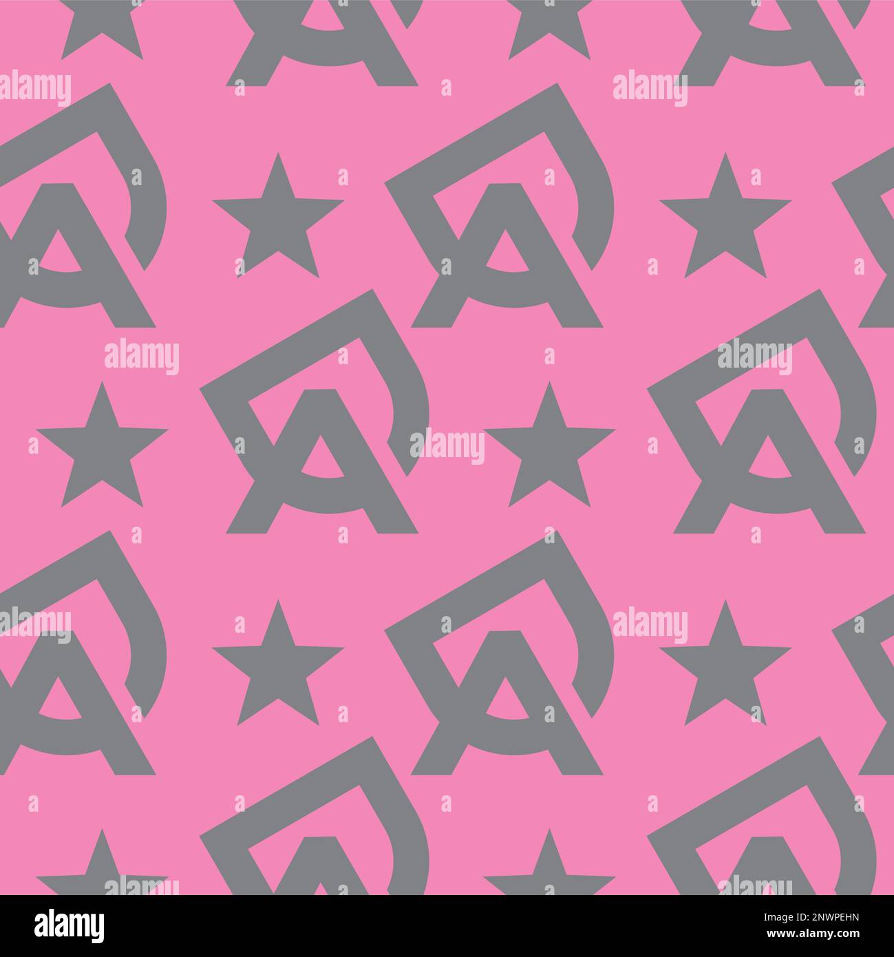 letter da star seamless background clothing vector Stock Vector Image ...