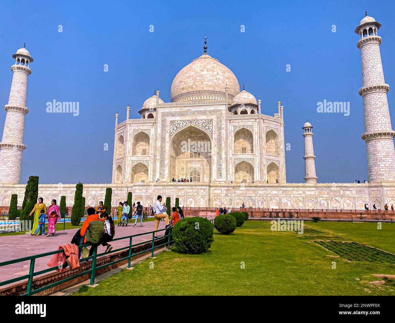 Agra, Uttar Pradesh, India - 12.15.2022: Taj Mahal, Agra, India ...