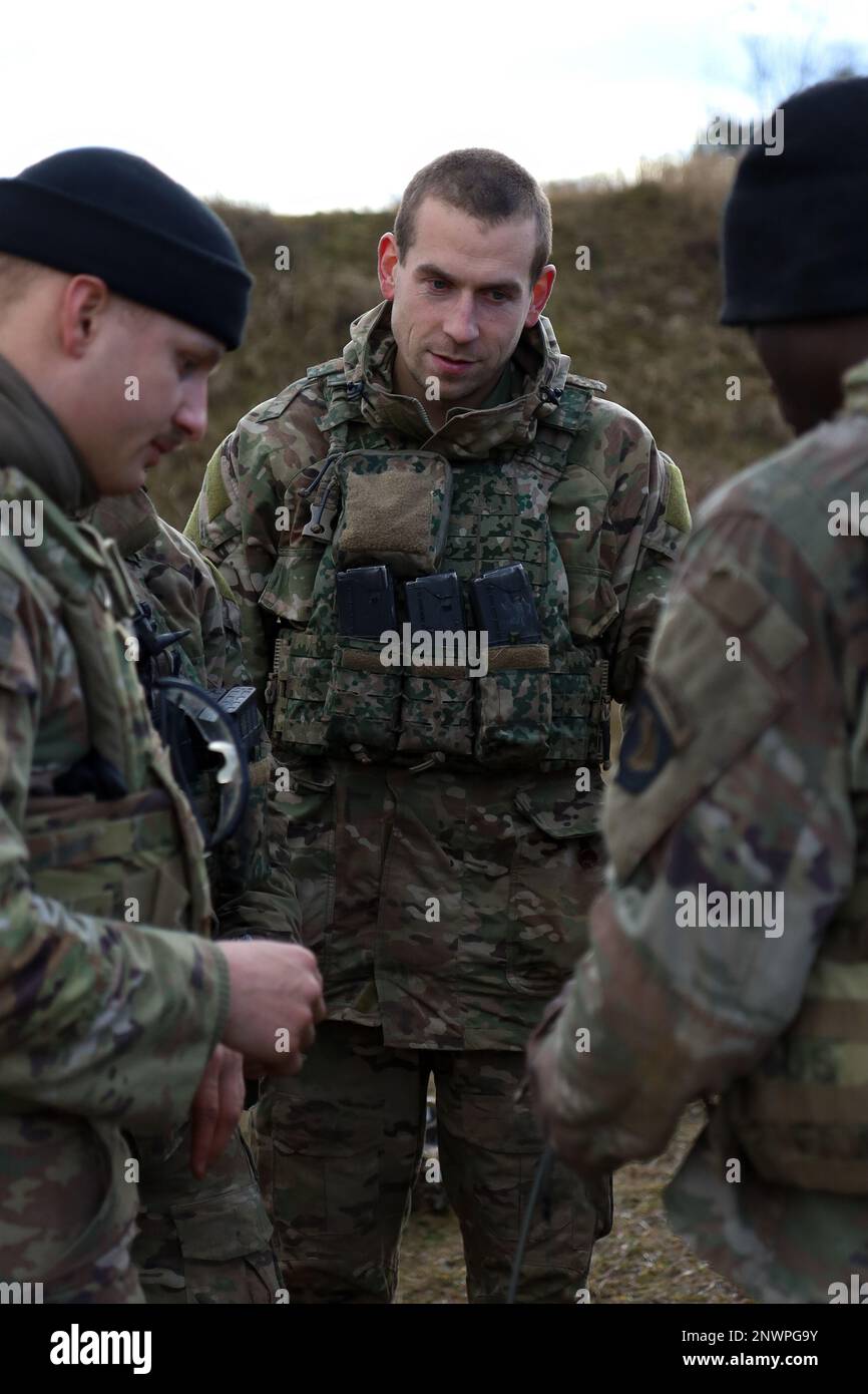 Soldiers assigned to the 39th Brigade Engineer Battalion, 2nd Brigade Combat Team “Strike ...