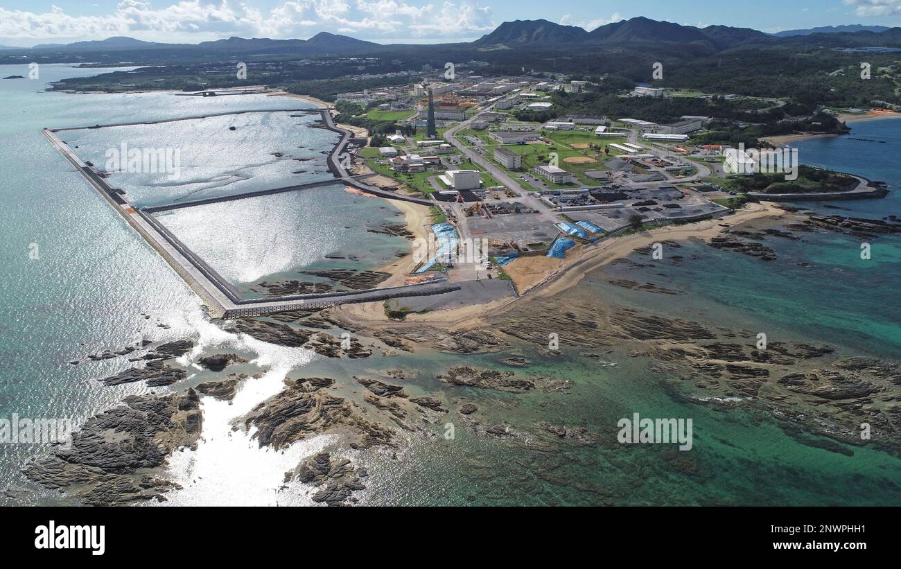 A place surrounded by a revetment that is scheduled to be filled is ...