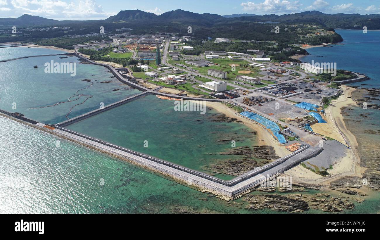 A place surrounded by a revetment that is scheduled to be filled is ...