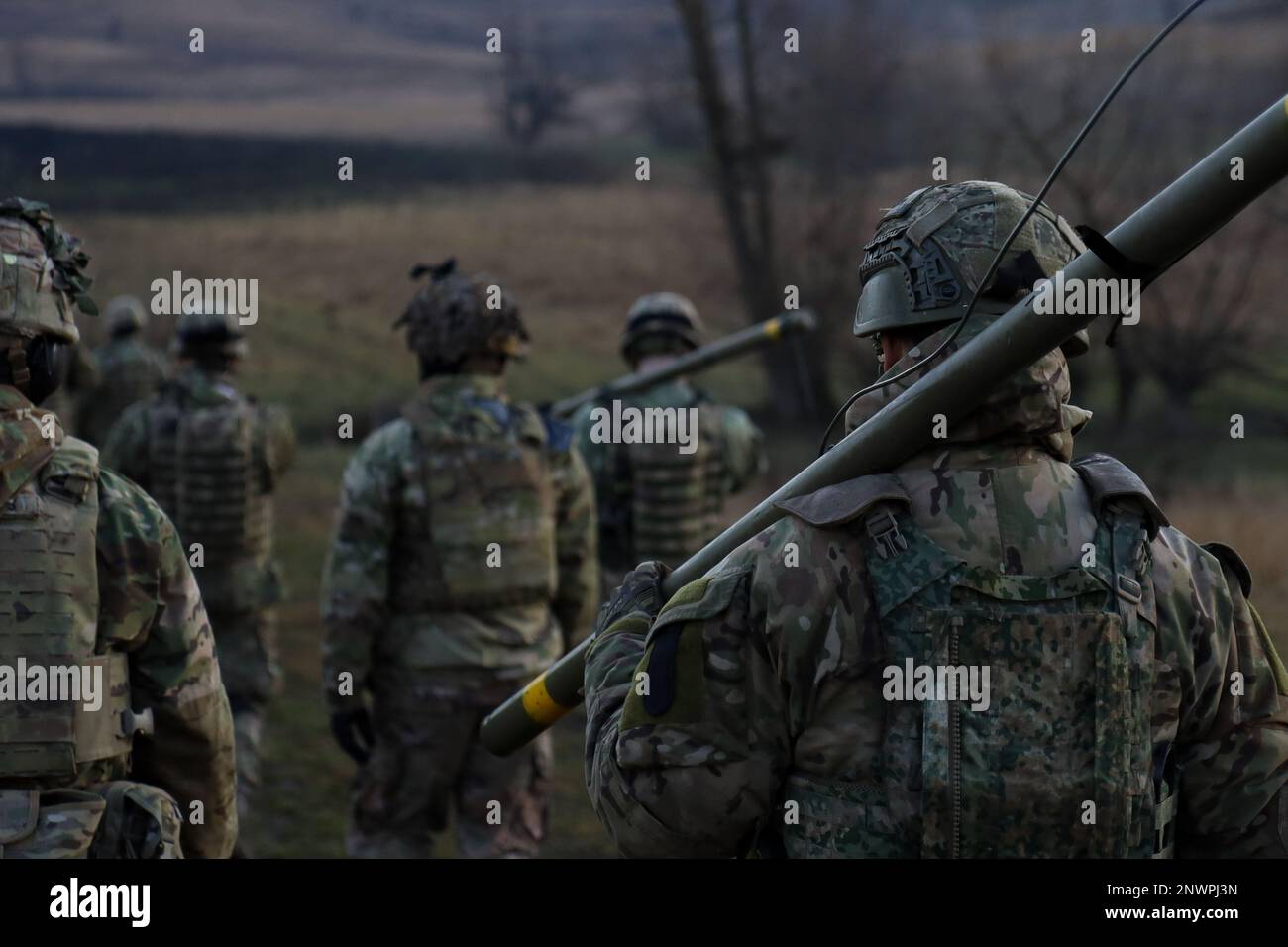 Soldiers assigned to the 39th Brigade Engineer Battalion, 2nd Brigade Combat Team “Strike ...