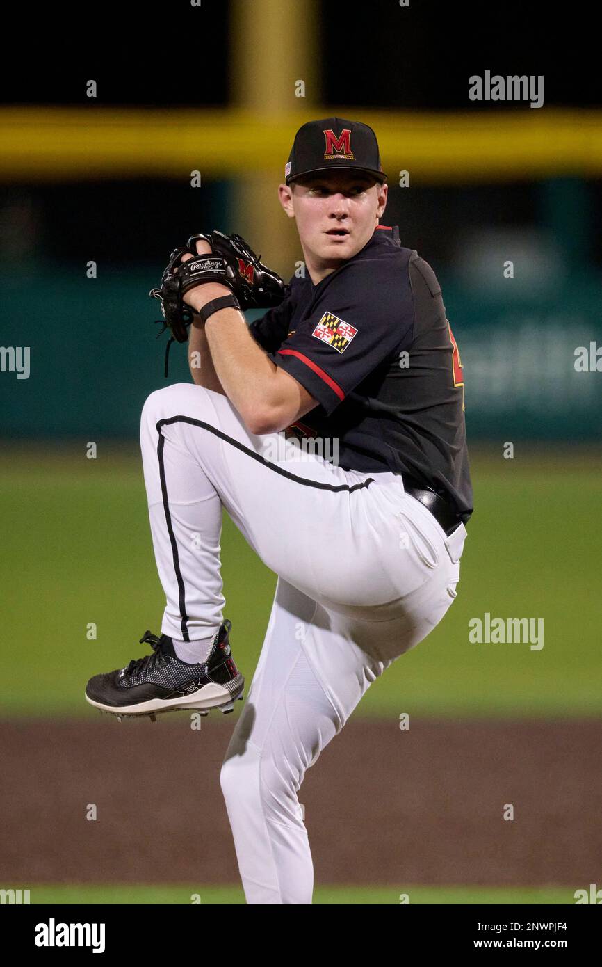 Maryland Terrapins pitcher Jason Savacool (45) during an NCAA baseball ...