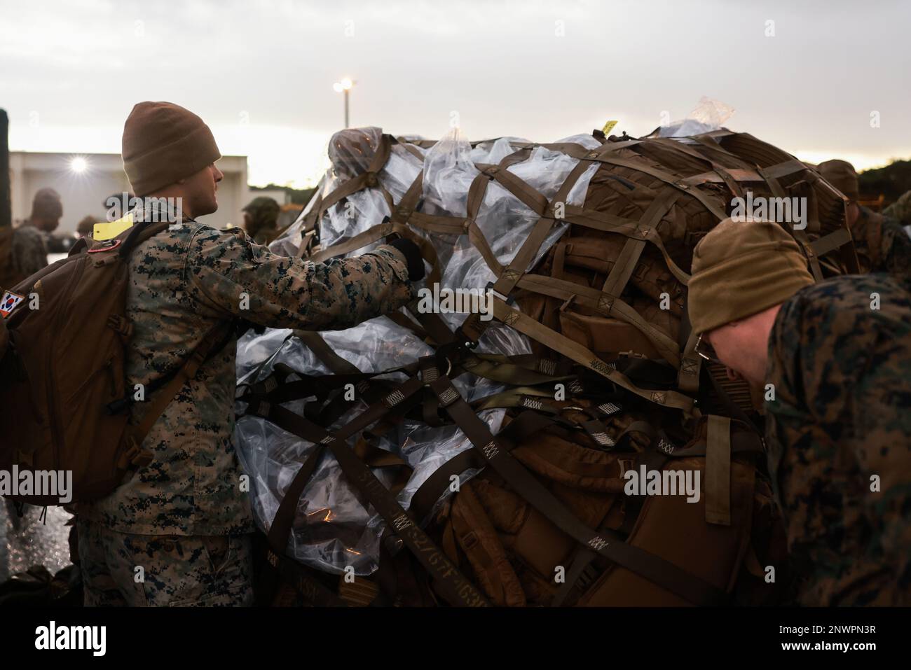 U.S. Marines with III Marine Expeditionary Force Support Battalion, III ...