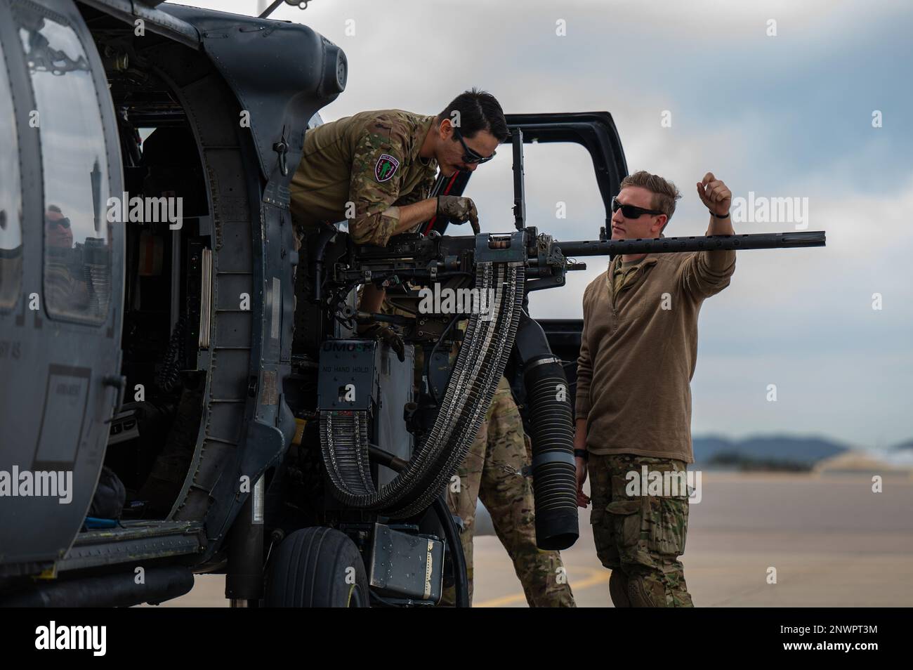 U.S. Air Force special missions aviators assigned to the 55th Rescue ...