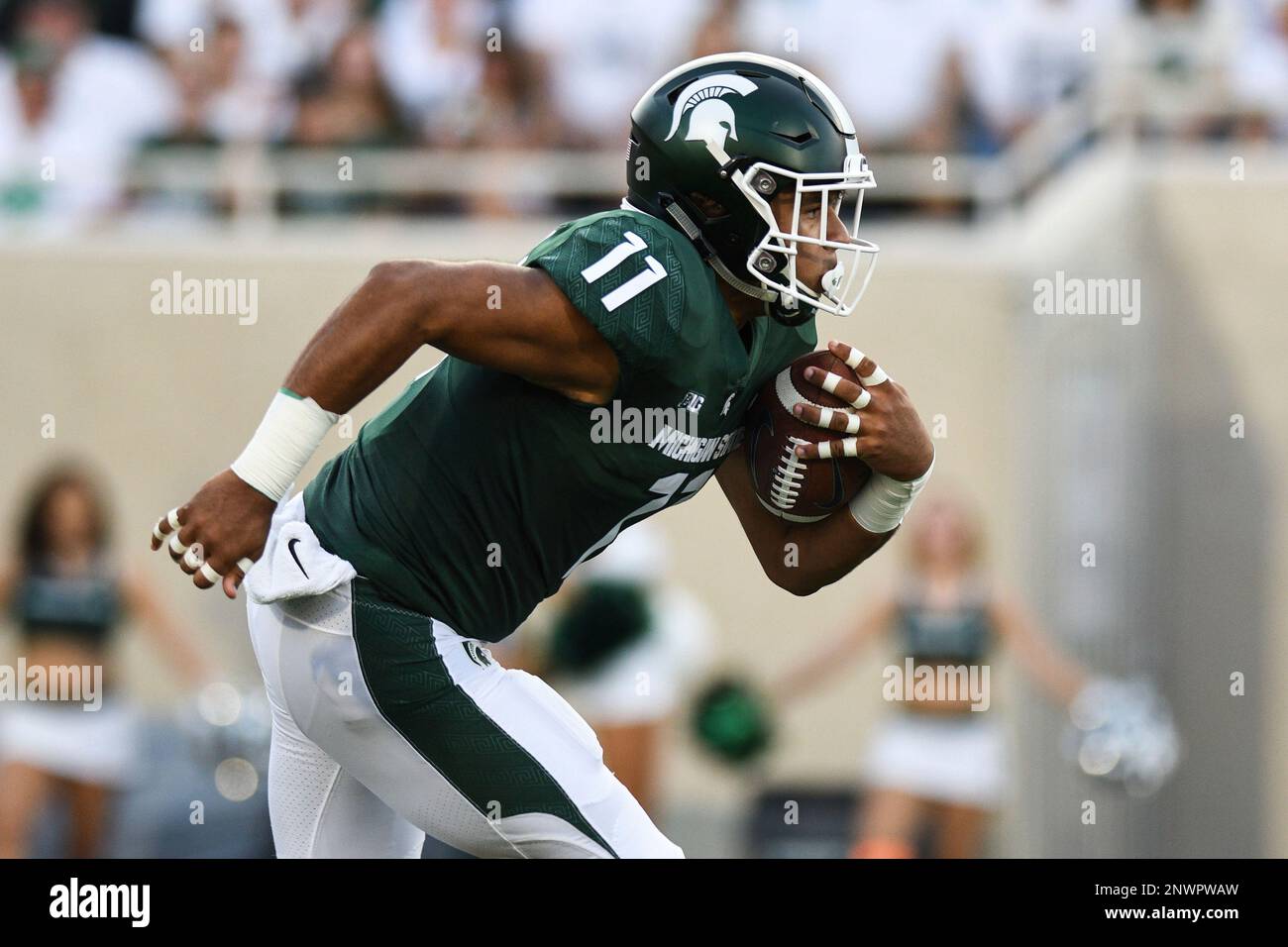 EAST LANSING, MI - AUGUST 31: Michigan State Spartans running back ...