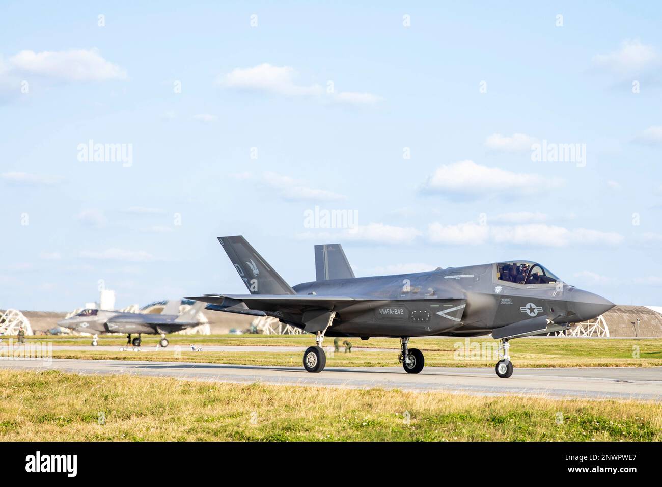U.S. Marine Corps F-35B Lightning II aircraft with Marine Fighter ...