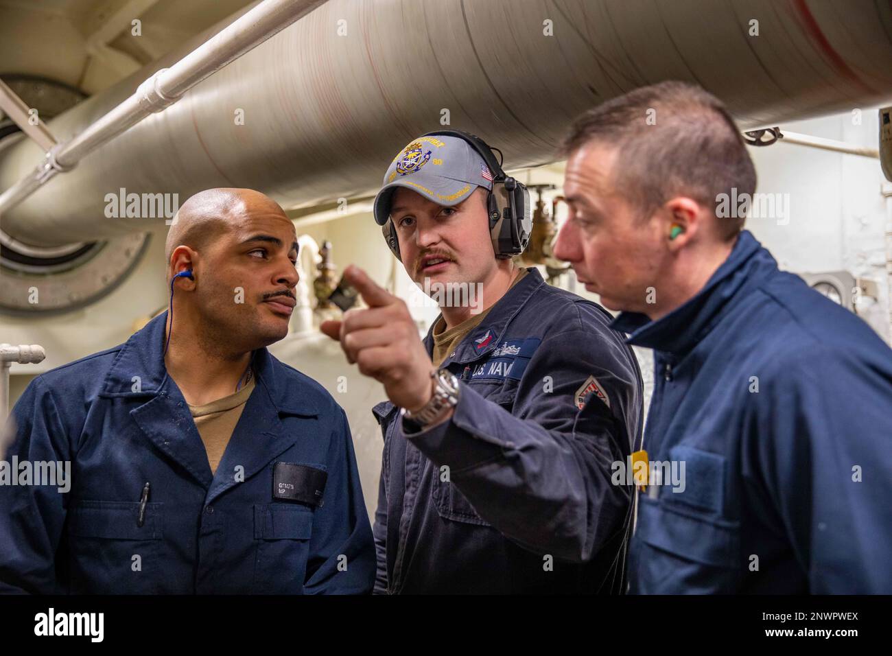 ATLANTIC OCEAN (Jan. 5, 2023) Machinist’s Mate 1st Class David Lanum ...