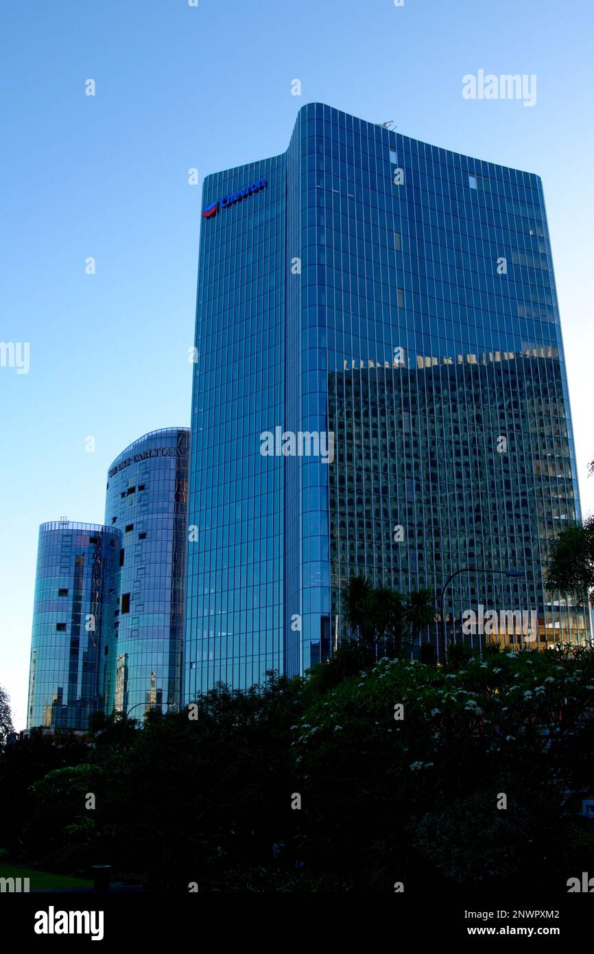 Chevron office block building, Perth, Western Australia Stock Photo - Alamy