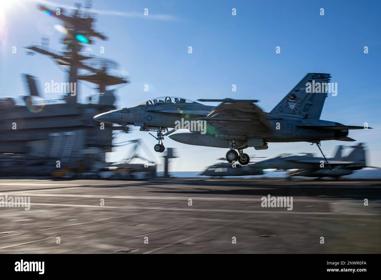 230115-N-UI066-2119 ADRIATIC SEA (Jan. 15, 2023) An F/A-18F Super ...