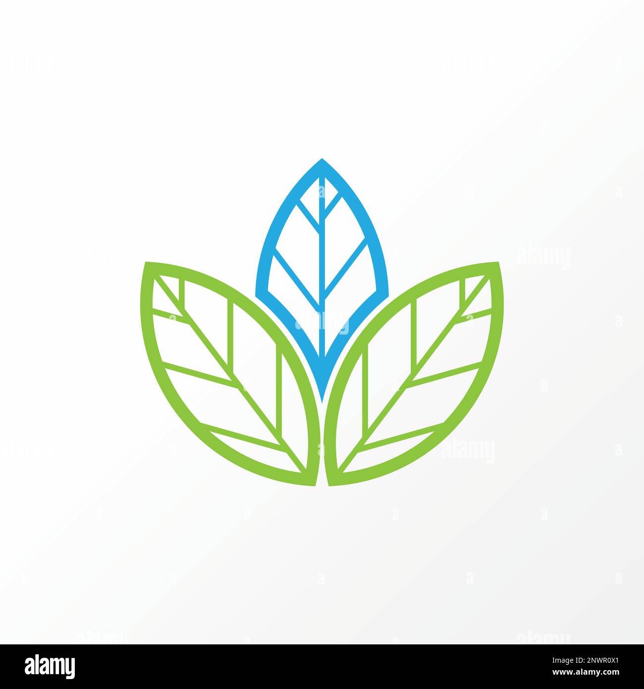 Triple leaf Stock Vector Images - Alamy