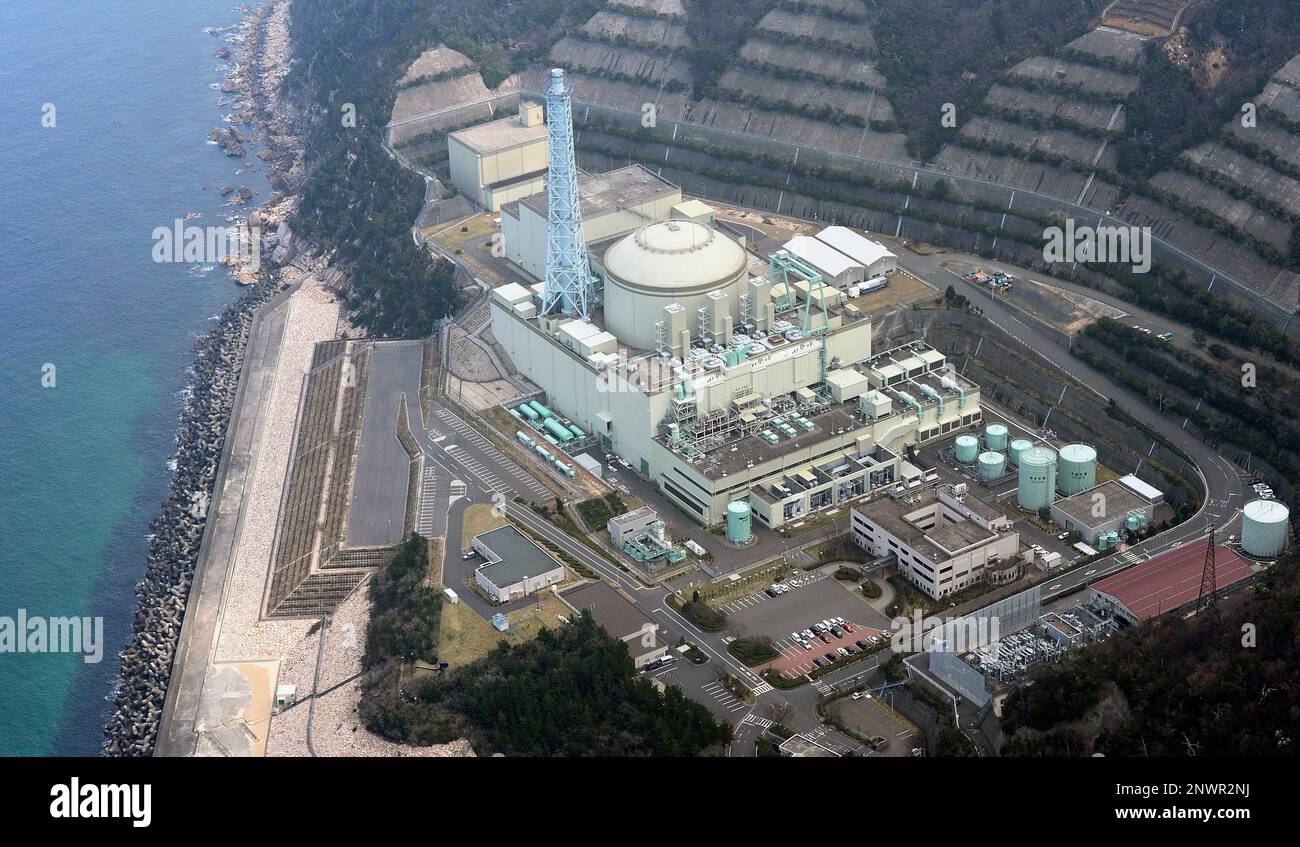 An aerial photo taken on March 25, 2018 shows a fast breeder reactor ...