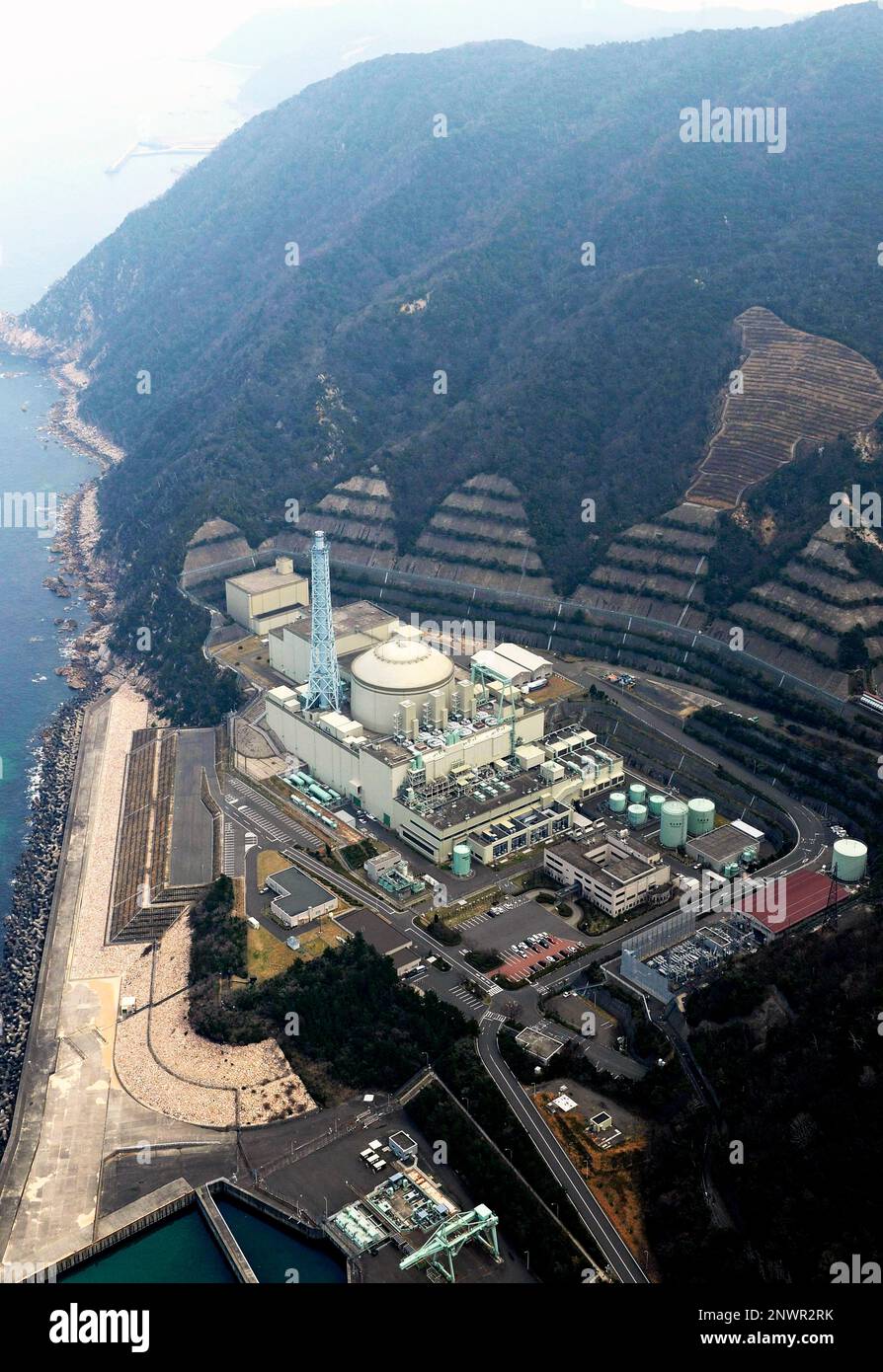 An aerial photo taken on March 25, 2018 shows a fast breeder reactor ...