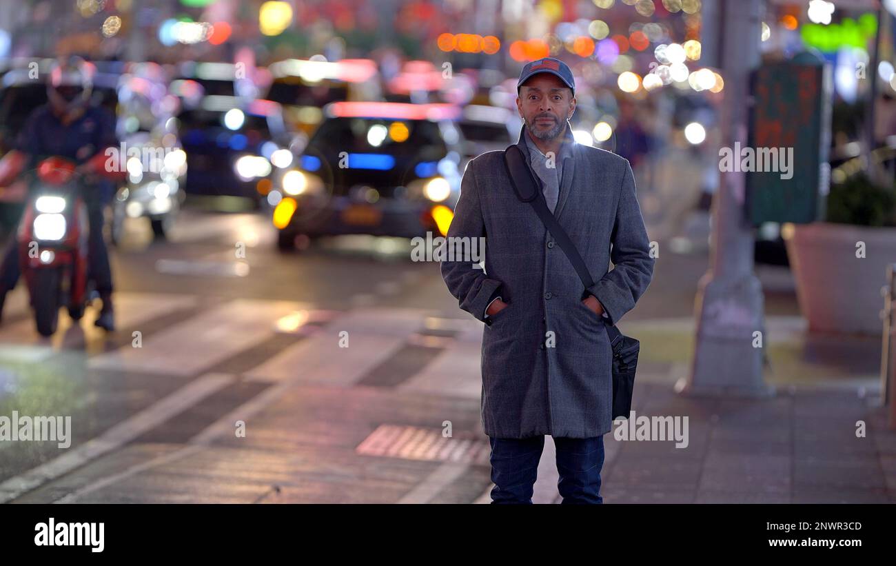 Homeless man new york city buildings hi-res stock photography and ...