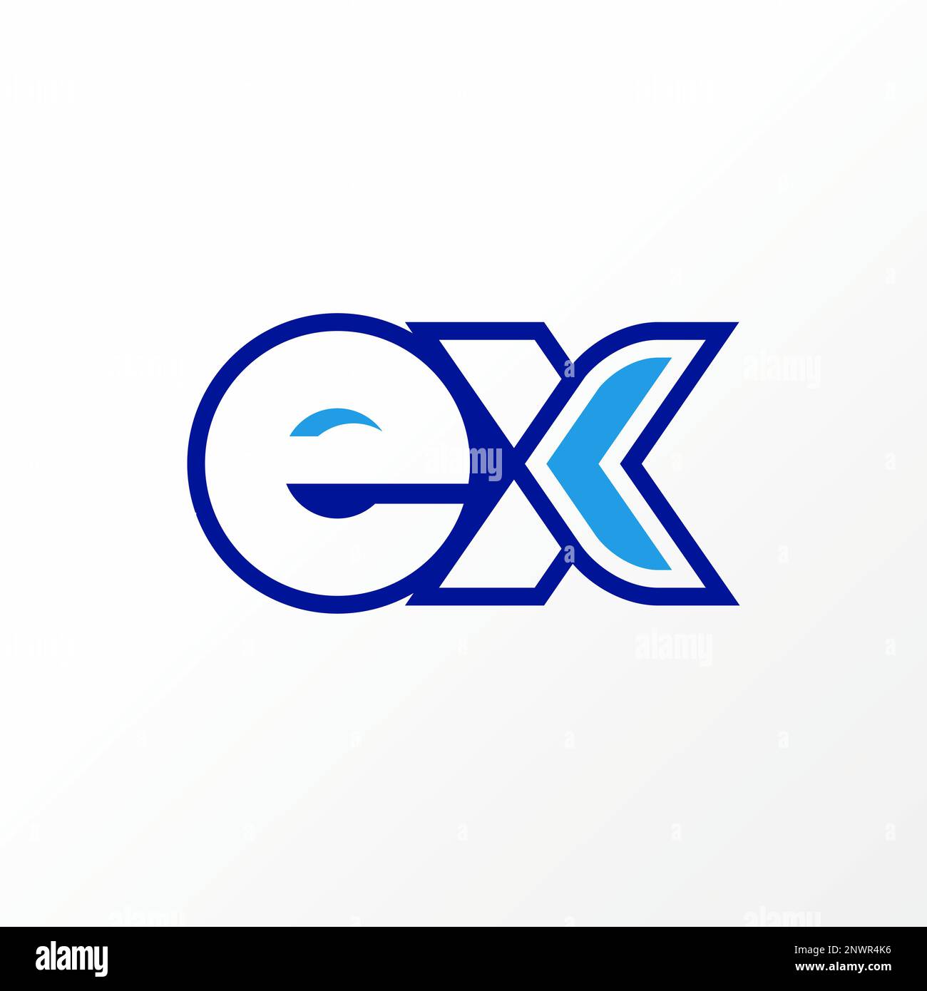 Letter ex logo in Stock Vector Images - Alamy