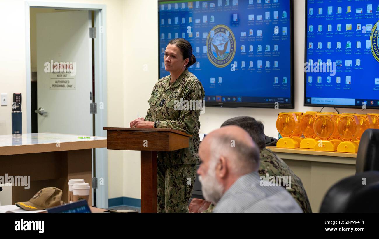 INDIAN HEAD, Md (Feb 16, 2023) - Rear Adm. Nancy Lacore, commandant ...