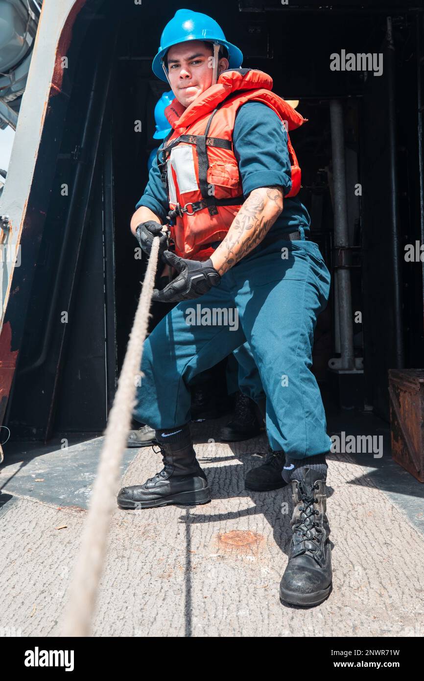 230214-N-XX566-1168 SOUTH CHINA SEA (Feb. 15, 2023) U.S. Navy Fire ...