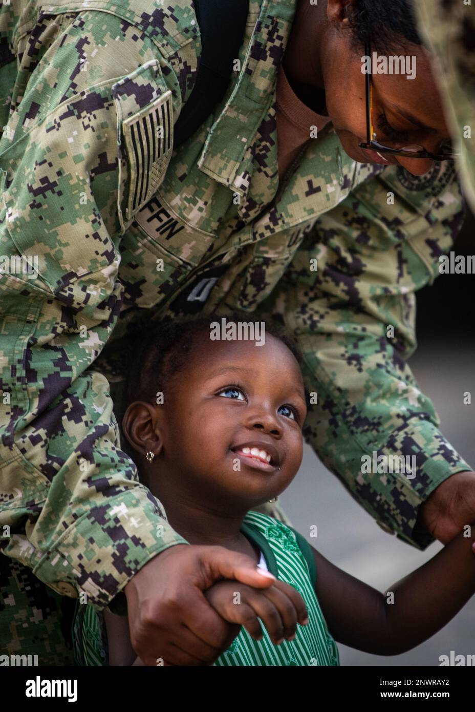 230201-N-DK722-1009 (Feb. 1, 2023) LAGOS, Nigeria – A Nigerian child ...