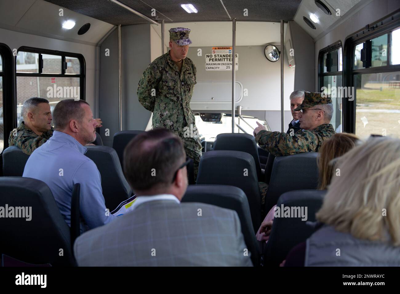 U.S. Marine Corps Lt. Gen. Christopher J. Mahoney, right, deputy ...