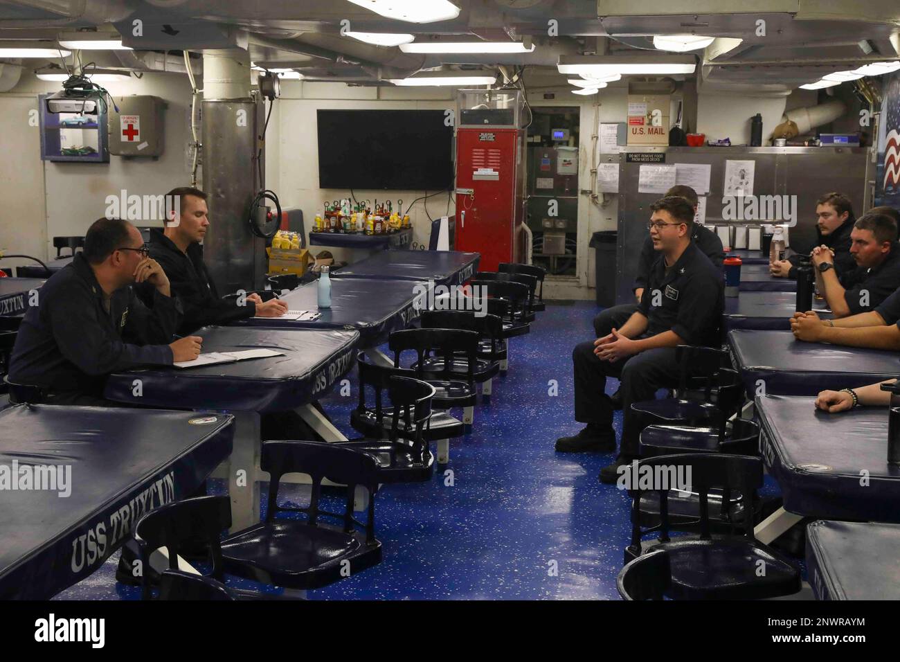 230206-N-JO162-1051 GULF OF ADEN (Feb. 6, 2023) Command Master Chief ...