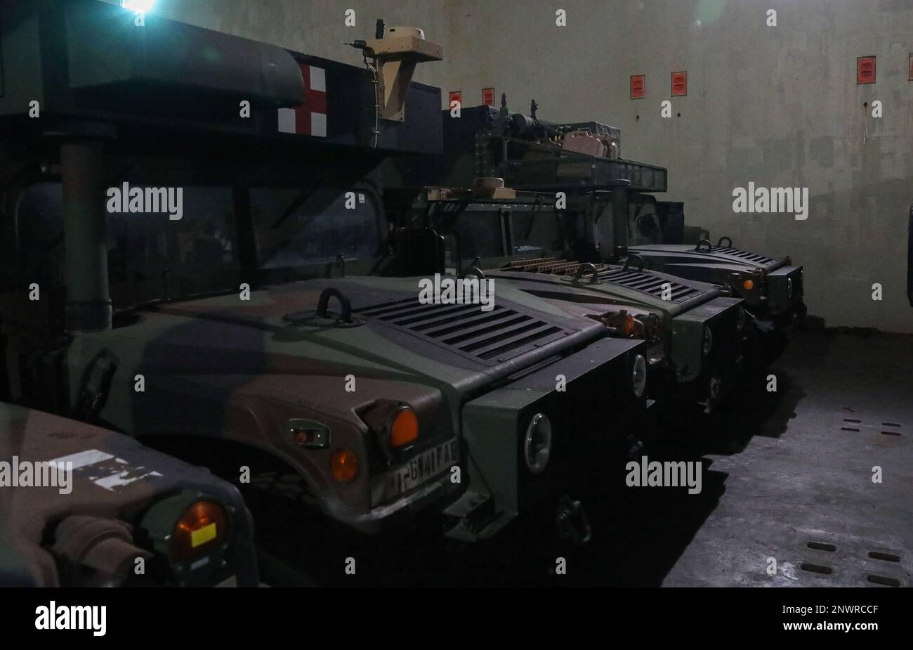 M997A3 Tactical Humvee Ambulances belonging to the 41st Field Artillery ...