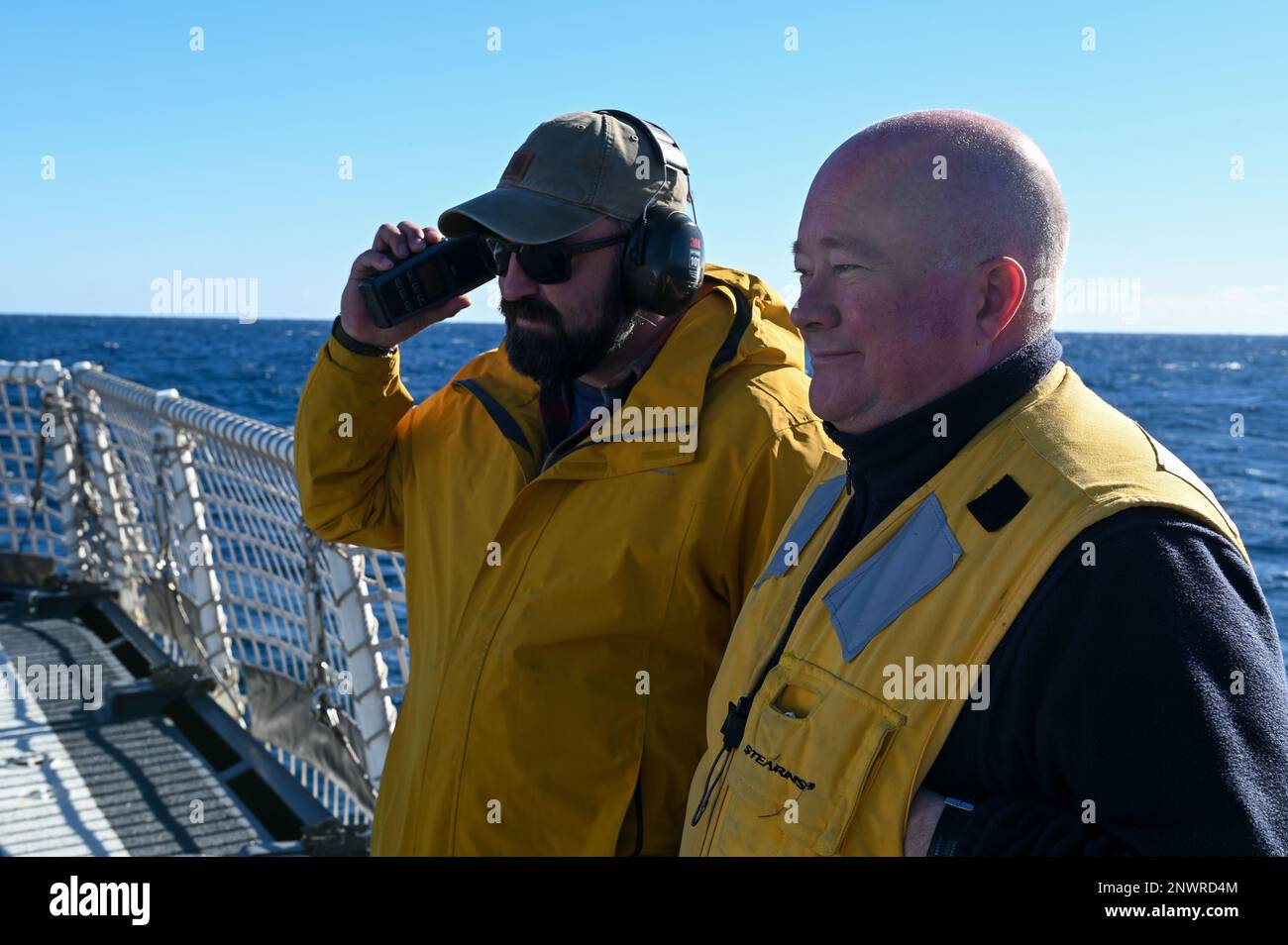 U.S. Coast Guard Capt. Clinton Carlson, USCGC Stone’s (WMSL 758 ...