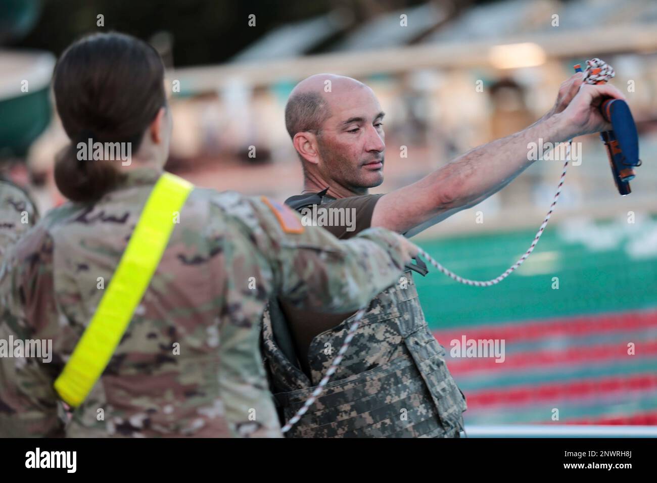 Yesterday, at Richardson Pool, Charlie Company, 715th MI BN hosted an ...