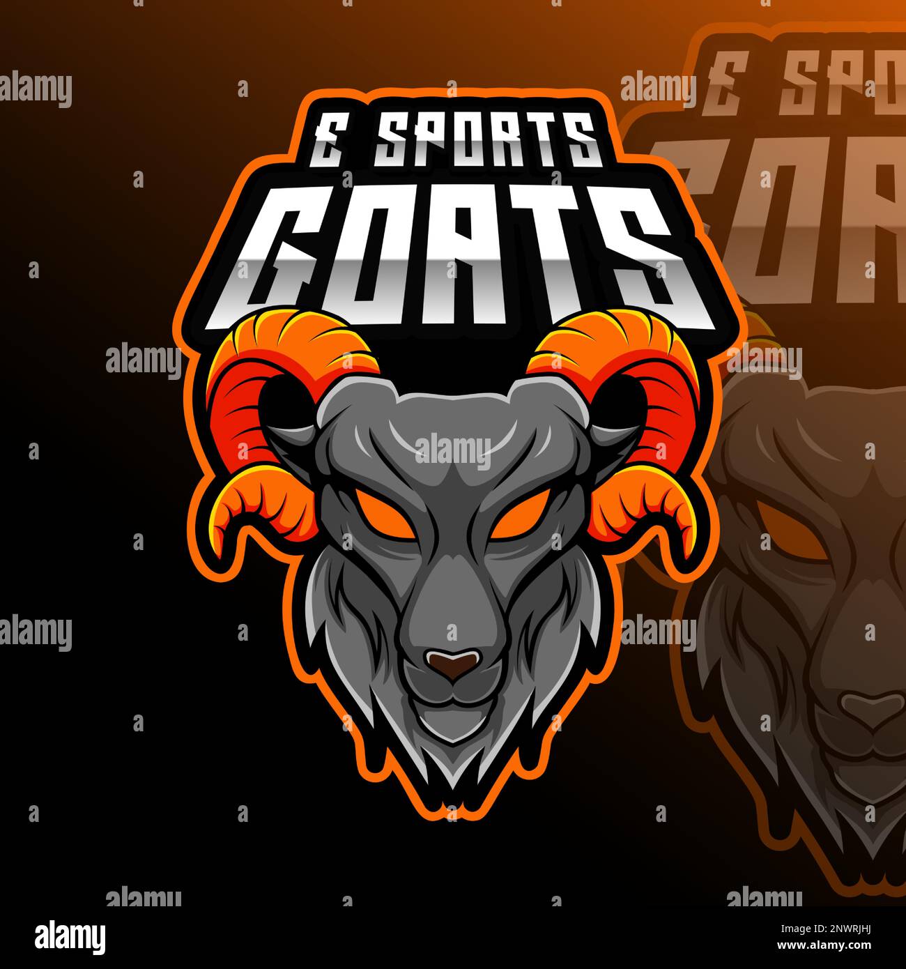 Group of goats Stock Vector Images - Alamy