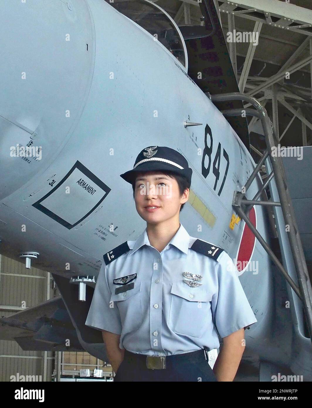 Misa Matsushima, a 2nd lieutenant of JASDF (Japan Air Self-Defense ...