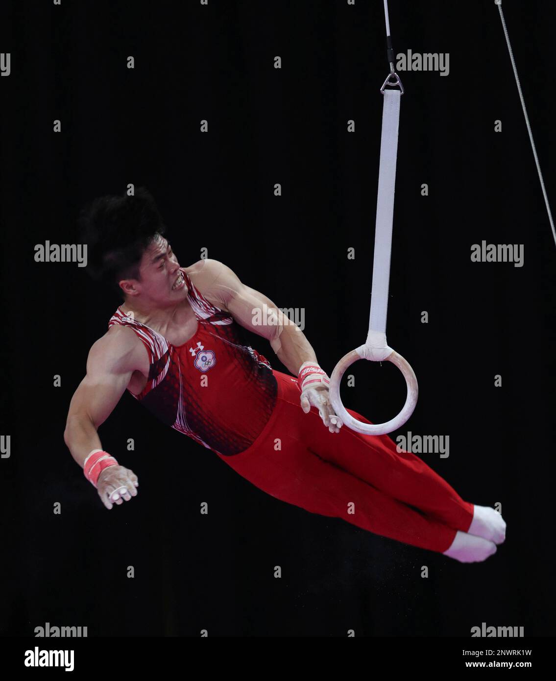 Chinese Taipei's CHEN Chih-Yu performs during Artistic Gymnastics Men's ...