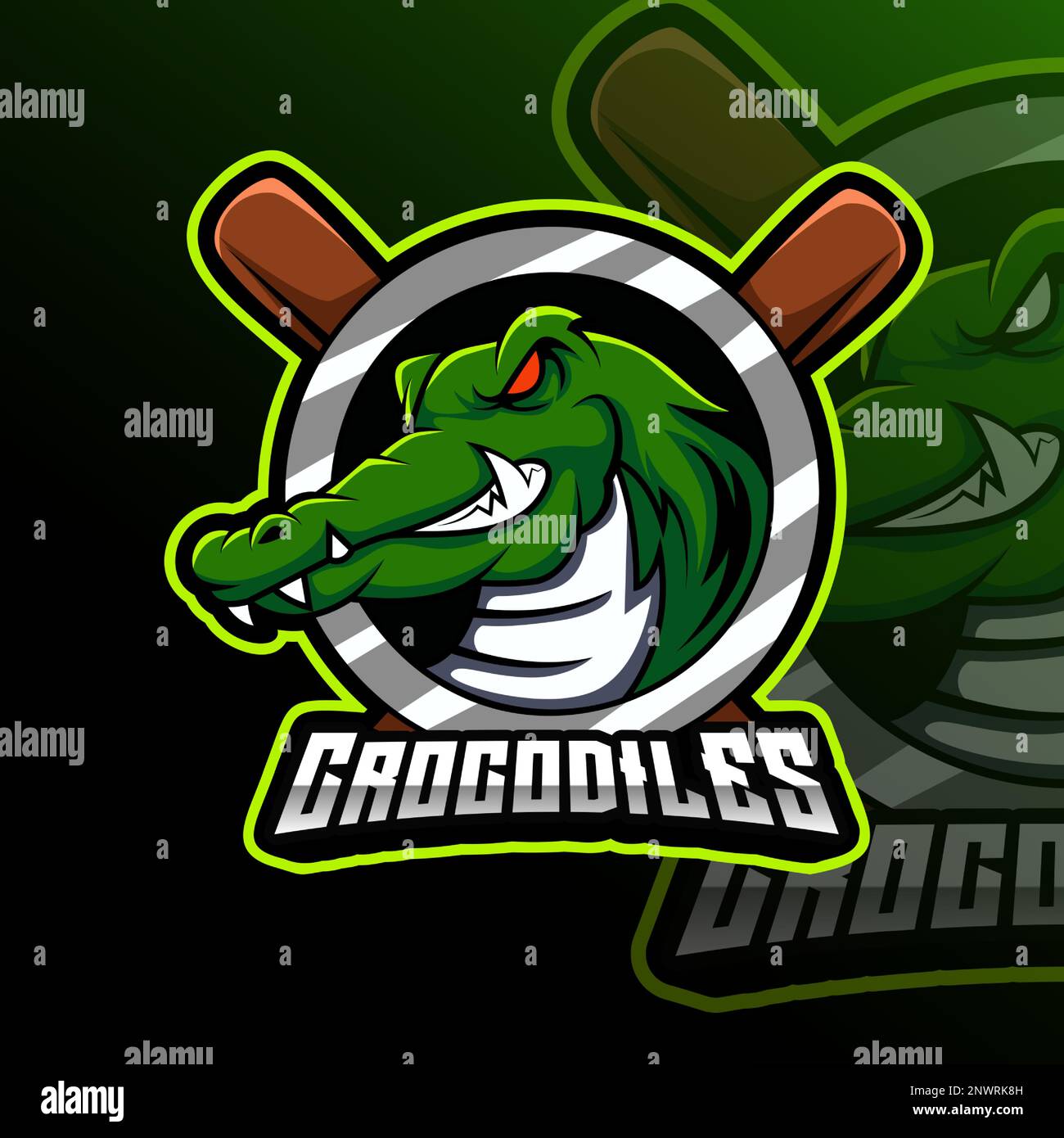 Cool crocodiles Stock Vector Images - Alamy