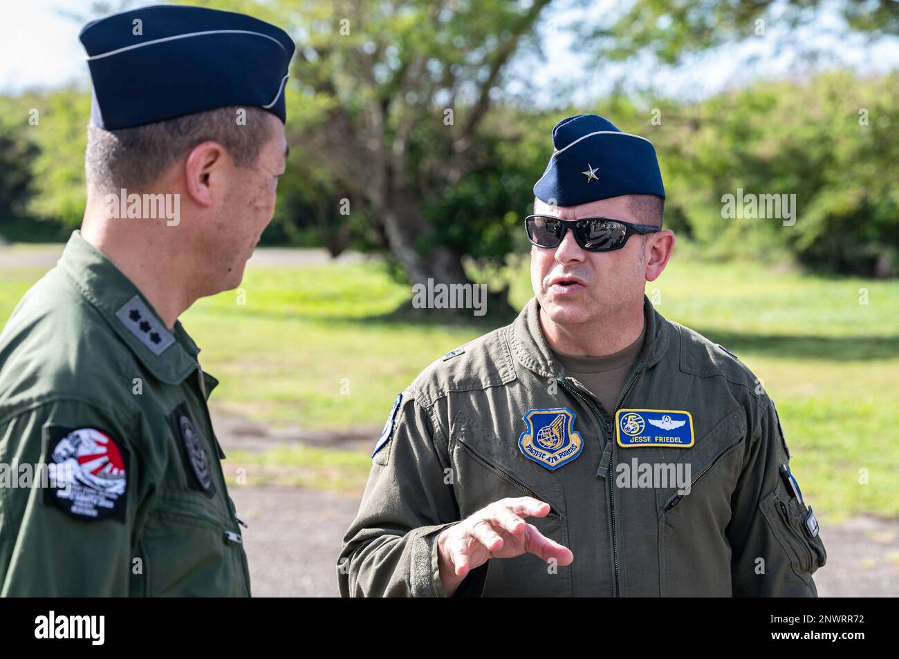 U.S. Air Force Brig. Gen. Jesse Friedel, 5th Air Force Deputy Commander ...