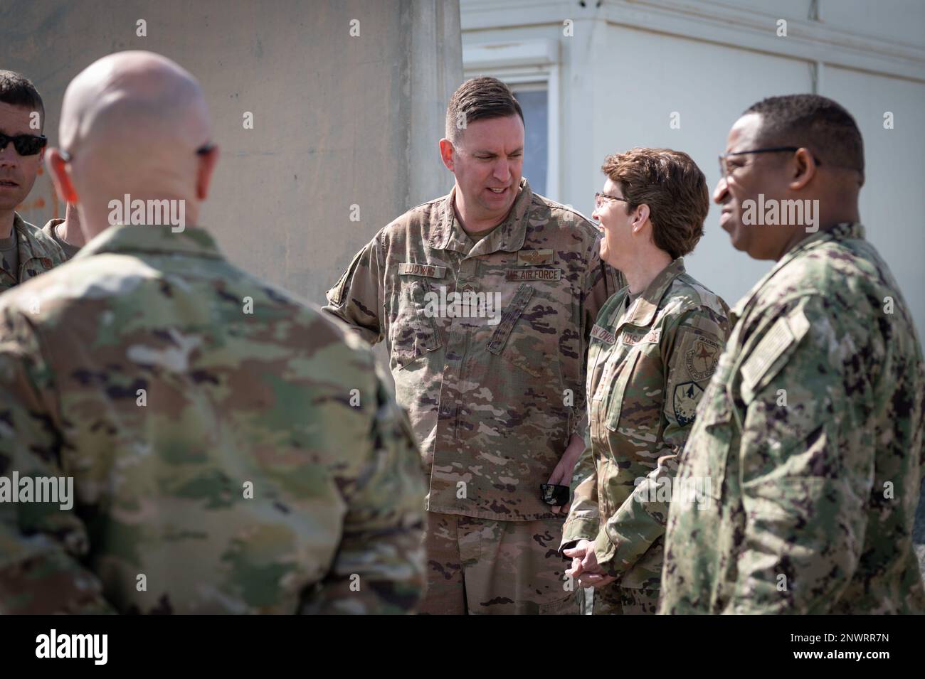 U.S. Air Force Chief Master Sgt. Louis Ludwig, 386th Air Expeditionary ...