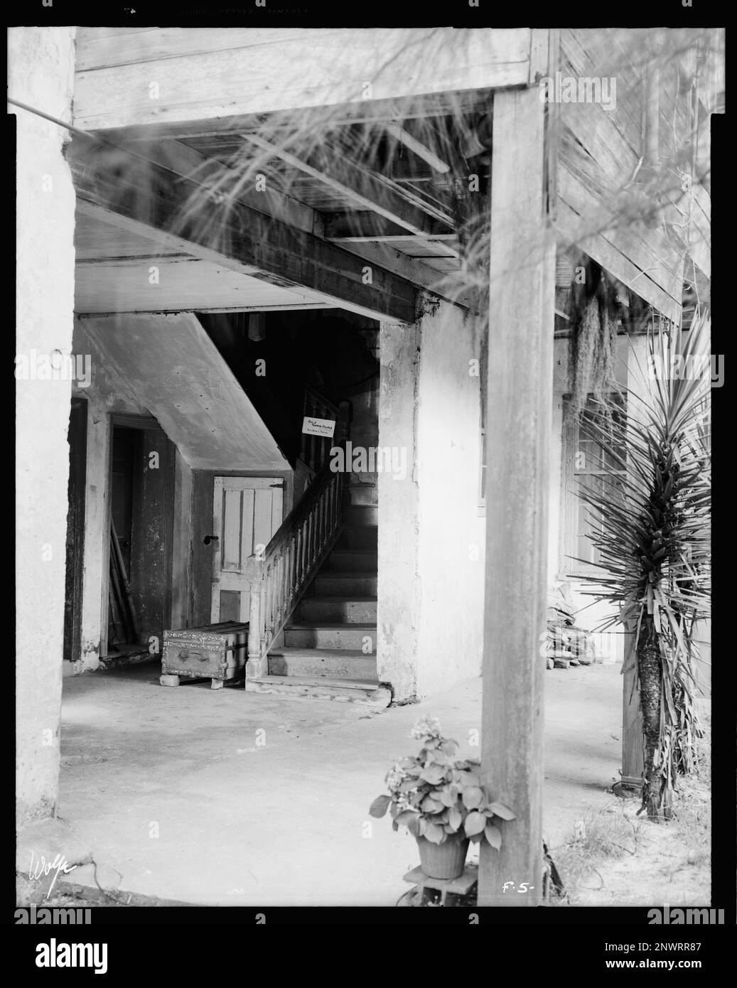 Fatio House, St. Augustine, St. Johns County, Florida. Carnegie Survey ...