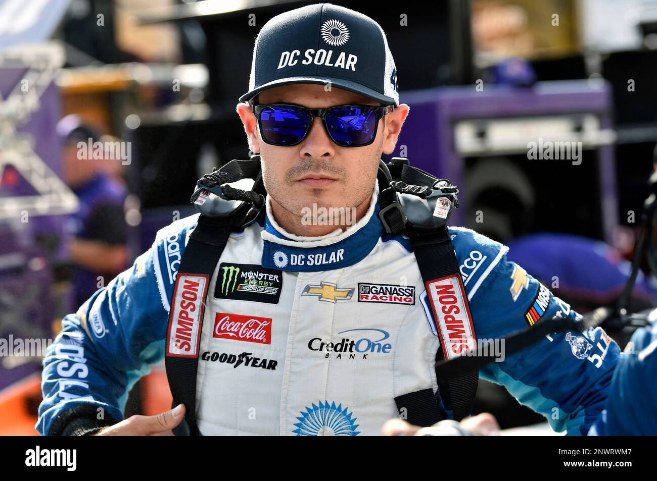 #42: Kyle Larson, Chip Ganassi Racing, Chevrolet Camaro DC Solar during ...