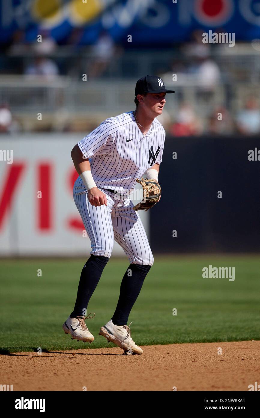 New York Yankees shortstop Trey Sweeney (94) during a spring training ...
