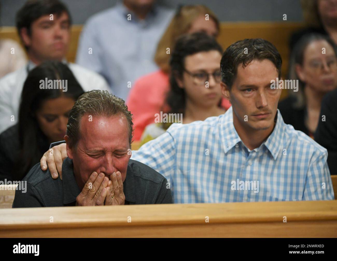 Frank Rzucek the father of Shanann Watts, left, and her brother Frankie ...
