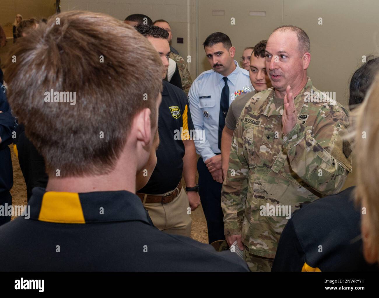 Harrisburg, PA – Brig. Gen. James McCormack, Assistant Adjutant General ...
