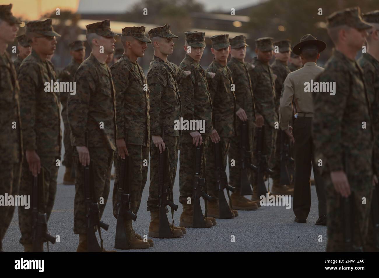 Recruits from Hotel Company, 2nd Recruit Training Battalion ...