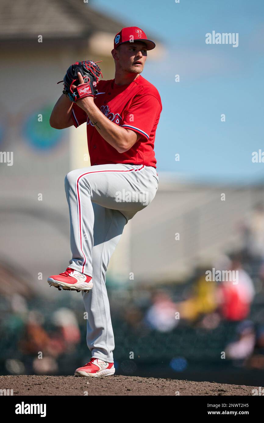 Philadelphia Phillies pitcher Billy Sullivan (81) during a spring ...