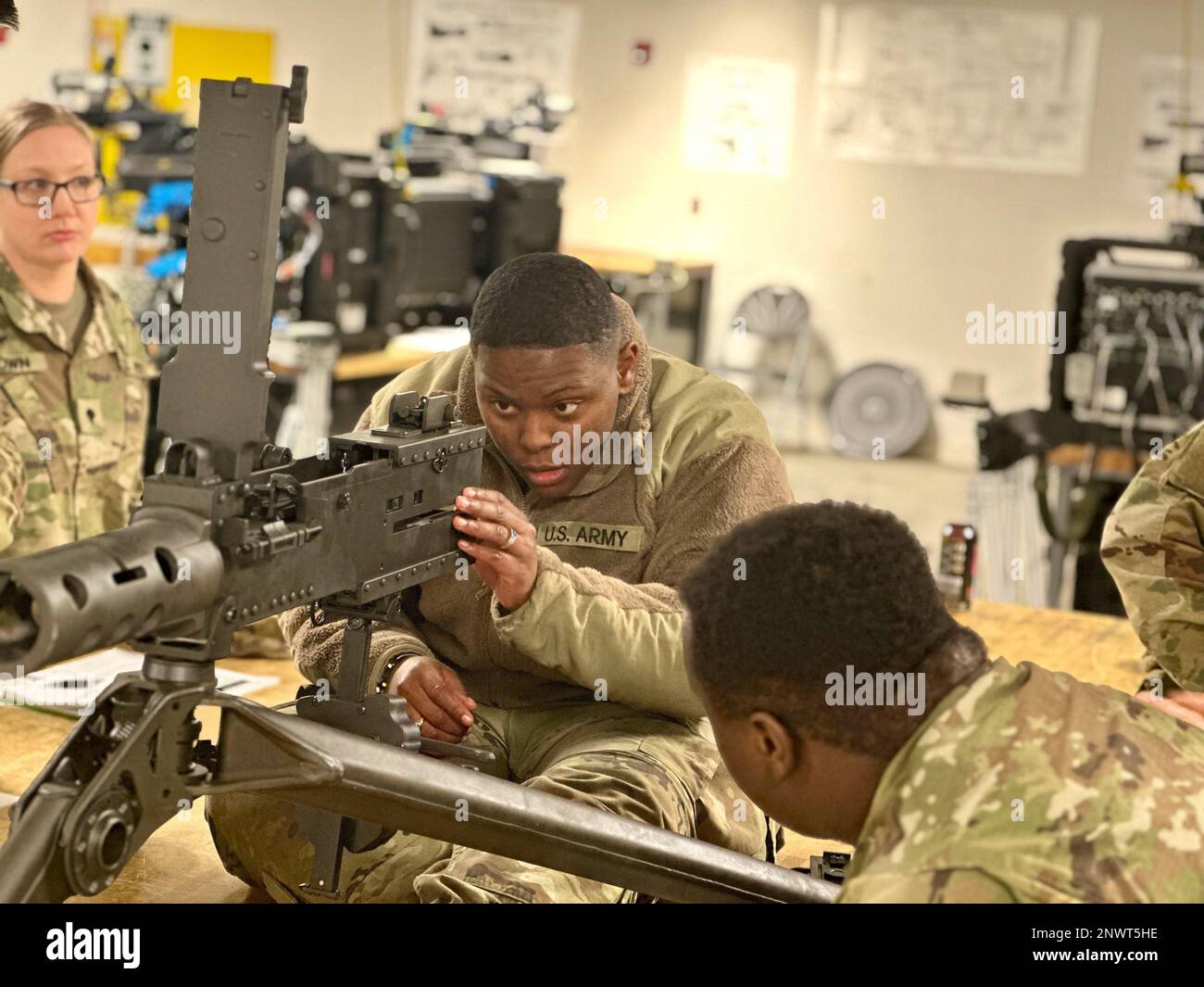 Machine gun and small arms section hi-res stock photography and images ...