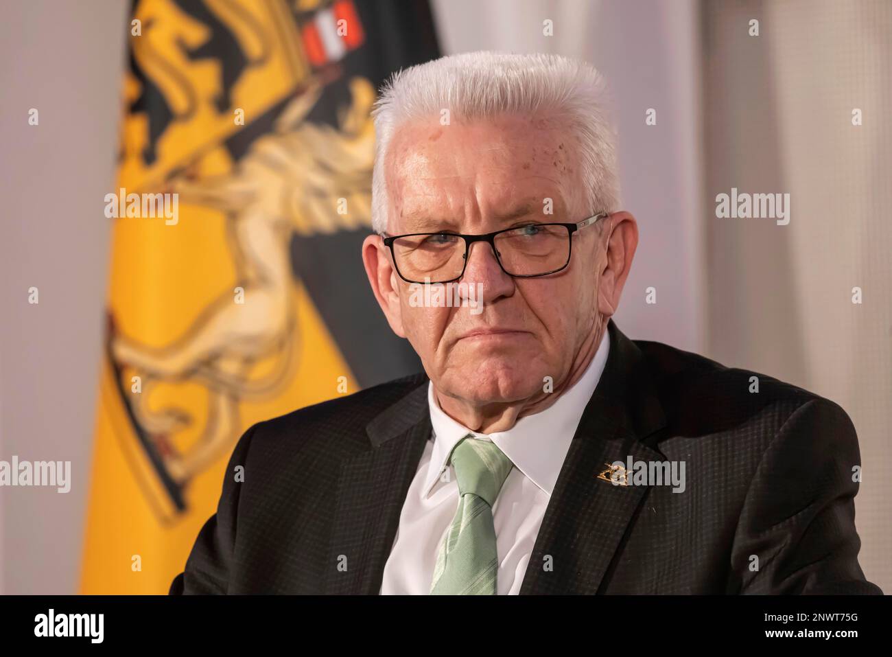 Winfried Kretschmann, party Die Gruene, Minister President BW, portrait ...